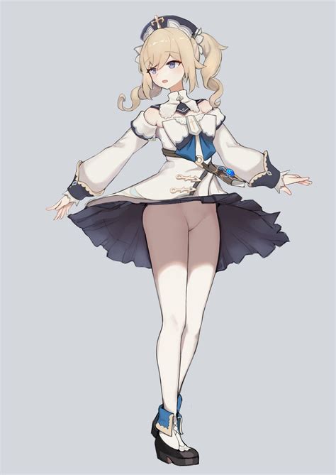 Barbara Genshin Impact Drawn By Miramu Ramu Danbooru