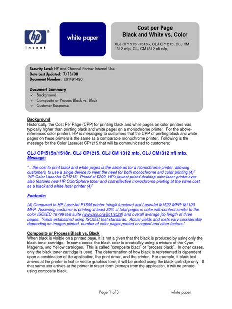 Black Cpp Parity On Color Devices Pdf Printer Computing Graphic Design