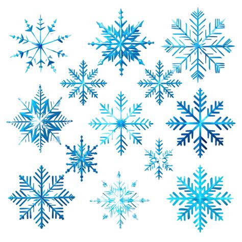 크리스탈 눈송이의 아름다운 파란색 눈송이 얼어붙은 실루엣 크리스마스 겨울 장식 패턴 싸늘한 냉동 로고 쌀쌀한 Png 일러스트 및 이미지 에 대한 무료 다운로드
