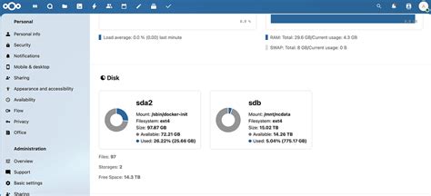 Nextcloud 10 Shows Wrong Storage Usage ℹ️ Support Nextcloud Community