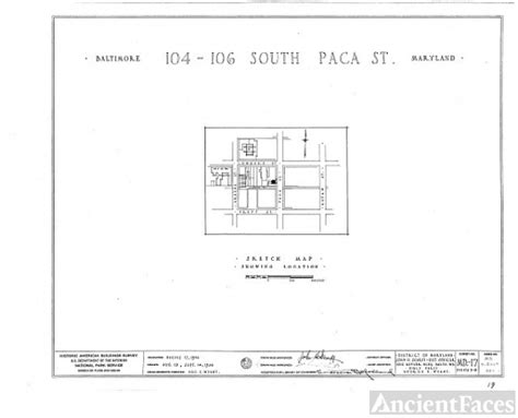 Habs Md4 Balt20 Sheet 0 Of 5 104 106 South Paca