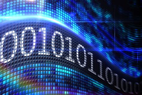 Premium Photo Binary Code On Digital Screen