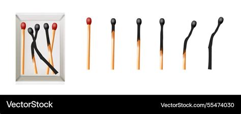 Matchbox Empty Package For Match Sticks In Top Vector Image