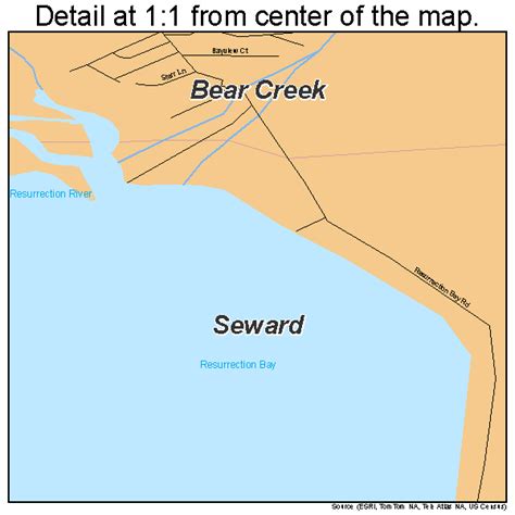 Seward Peninsula Alaska Map Picture