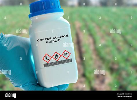 Copper Sulfate Cuso A Blue Crystalline Compound Used As A Fungicide Herbicide And Pesticide