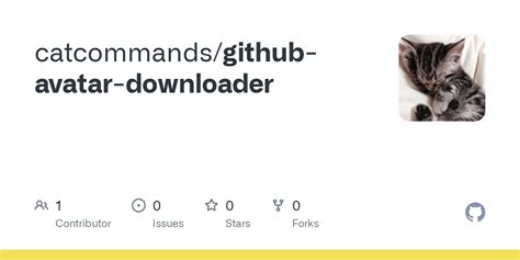 Github Catcommandsgithub Avatar Downloader Github Catcommandsgithub Avatar Downloader