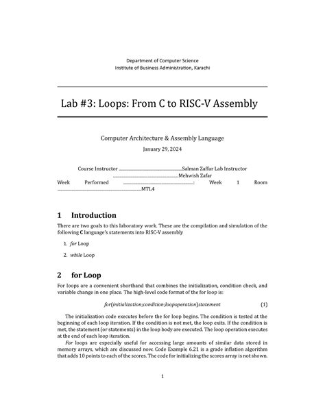 Labtask 3 Department Of Computer Science Institute Of Business Administration Karachi Lab 3