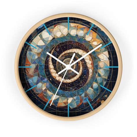 Cosmic Fibonacci Sequence Wall Clock Vintage Style Wall Art Celestial Wall Clock Galaxy Home Cosmic Fibonacci Sequence Wall Clock Vintage Style Wall Art Celestial Wall Clock Galaxy Home