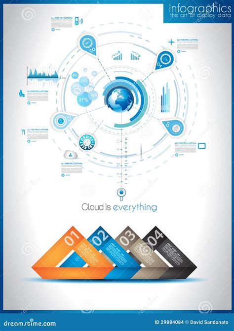Infographic Template For Statistic Data Visualizat Stock Vector Illustration Of Origami