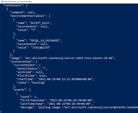 Store Sql Server Files In Persistent Storage For Azure Container Instances