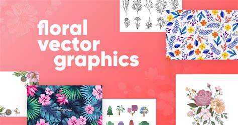 Free Floral Vector Graphics That Will Add Flavour To Your Designs