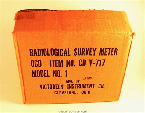 Radiological Survey Meter And Maintenance Manual 1964