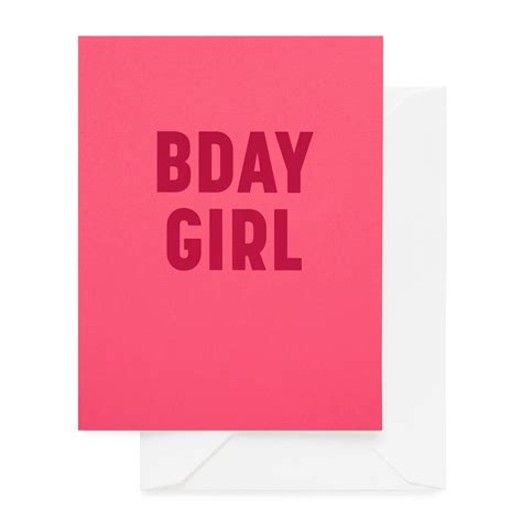 Pink Bday Girl Sugar Paper