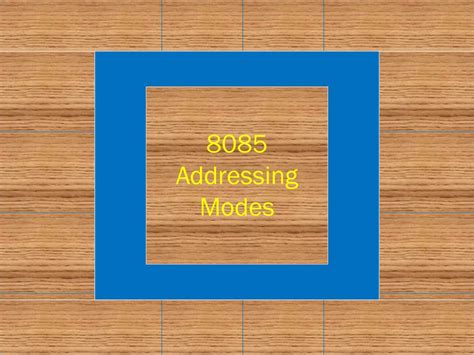 PPT 8085 Addressing Modes PowerPoint Presentation Free Download ID 2675773