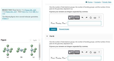 solved give the number of total electron groups the number