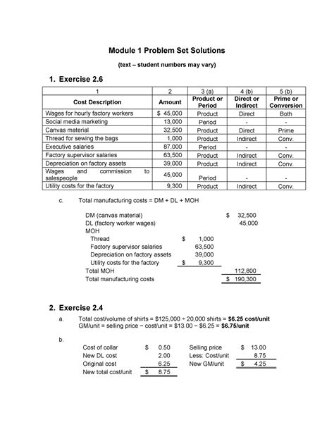 Module 1 Problem Set Solutions Module 1 Problem Set Solutions Text