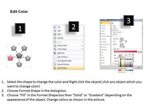Arrows Diverging Actions Flow Diagram Stages Ppt Cycle Chart PowerPoint Templates