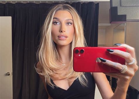 Hailey Baldwin Bieber Wears Oversized Casablanca Shirt With Bathing