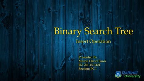 Introduction To Binary Search Trees Bst Concepts Implementation And Applications Ppt
