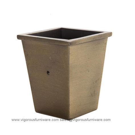 Furniture Tapered Metal Ferrules Square Brass Leg Caps