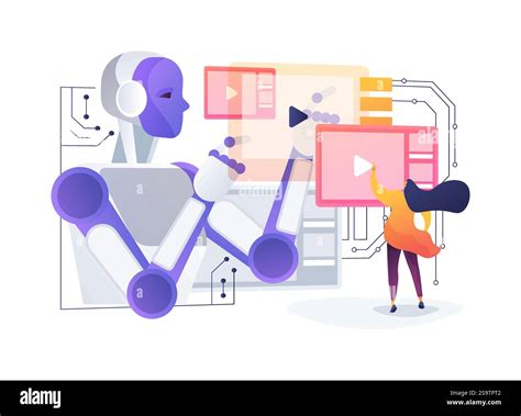 Ai Driven Content Personalization Abstract Concept Vector Illustration Stock Vector Image And Art