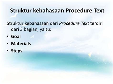Procedure Text PPT