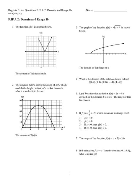 Fillable Online Linear And Exponential Functions Worksheet Fax Email