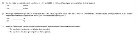 Solved In Example We Created An Exponential Model For The Chegg