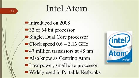 Evolution Of Intel Processors PPTX