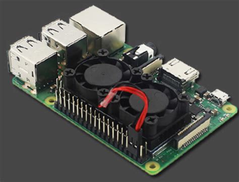 Raspberry Pi ชุดระบายความร้อนพร้อมพัดลมคู่ สำหรับ Raspberry Pi 3b 4b Arduinoall ขาย Arduino