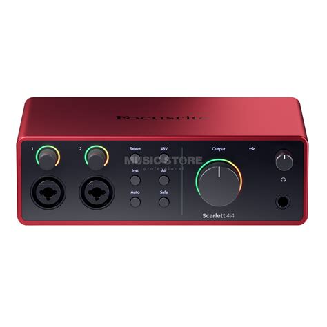 Focusrite Scarlett 4i4 4th Gen Audio Interface Buy Online United