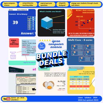 Slides Topical PYQ IGCSE Computer Science FULL CURRICULUM