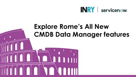 ServiceNow CMDB Data Manager New ROME Release