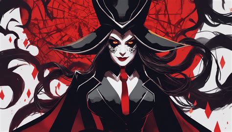 Villainess In Command Global Domination In Red And Black Ai Wallpapers