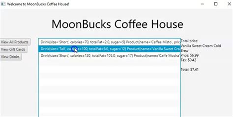 Solved Create A GUI With Buttons For Showing All Products Chegg Com