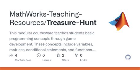 Github Mathworks Teaching Resourcestreasure Hunt This Modular