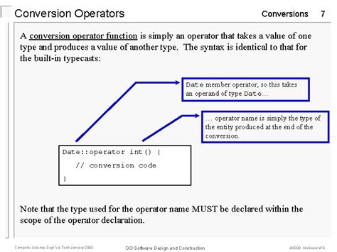 Object Type Conversions 1 Type Conversion Short Review