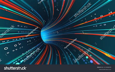 Highspeed Data Flow Information Processing Big Stock Illustration 2115646439 Shutterstock
