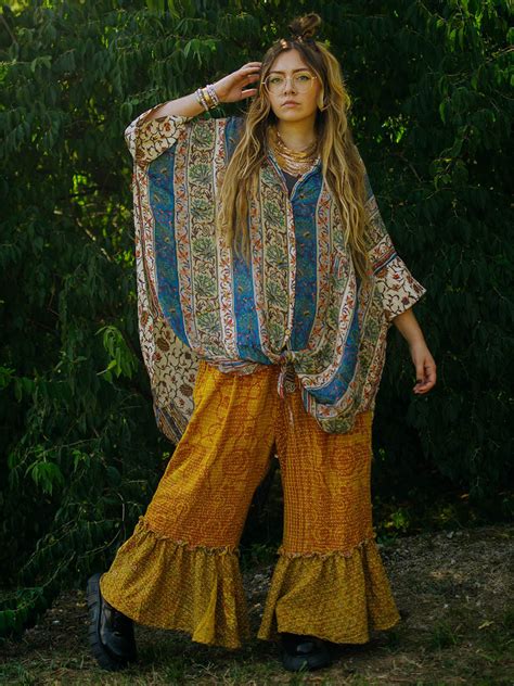 Unity Tie Front Buttondown Kantha Bae
