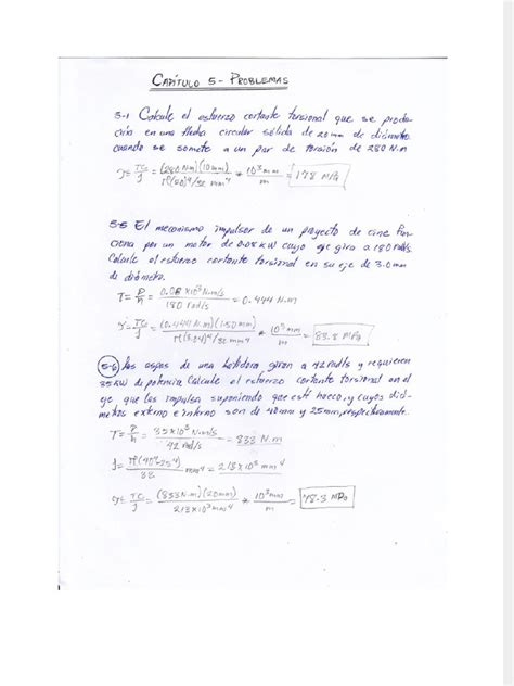 Robert Mott Solucionario Unidad 5 Mecanica De Materiales Mott Pdf