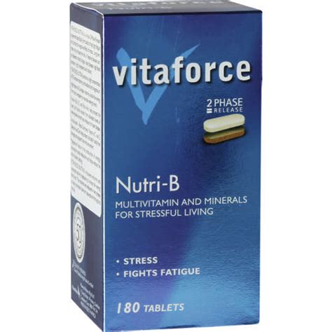 Vitaforce Nutri B 180 Tabs Zimseller Pharmacy