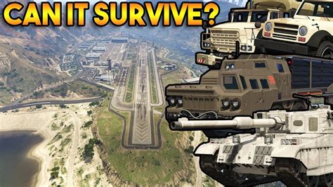 Gta 5 Online Can Military Vehicles Survive Military Base Youtube
