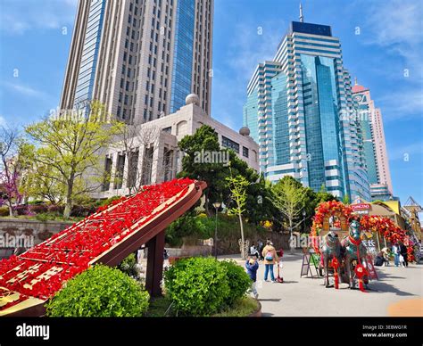 The Newly Upgraded Zhongshan Road Pedestrian Street In Qingdao East