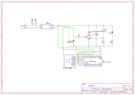 IV Drip Monitoring System EasyEDA