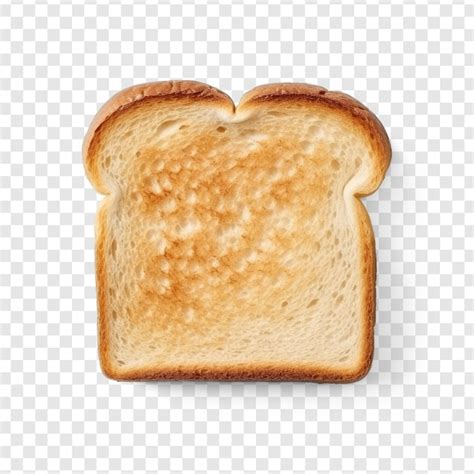 premium psd toast bread slice isolated on transparency background psd