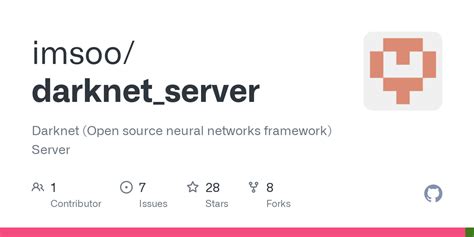 Github Imsoodarknetserver Darknet Open Source Neural Networks