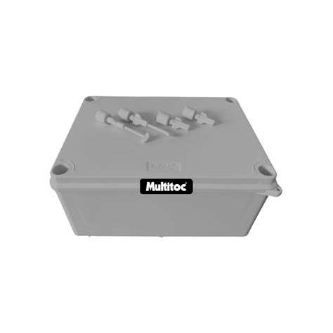 Caixa Passagem Sobrepor 110x150x70 Pvc Cinza Multitoc