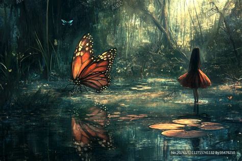 Ai创作图蝴蝶与仙境 蝴蝶梦幻境界 壁纸人形蝴蝶 仙境中的蝴蝶 高清蝴蝶壁纸 蝴蝶梦幻之旅 蝴蝶仙境 蝴蝶梦幻背景图 班蝴蝶梦幻光影 插画梦幻