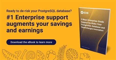 Postgres Database Tech Postgresql Opensource Ebook