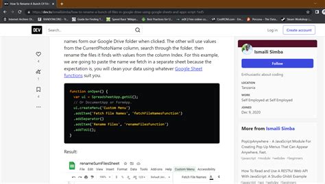 How To Rename A Bunch Of Files In Google Drive Using Google Sheets And Apps Script By Maki